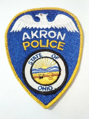 AKRON OHIO VINTAGE VAULT LOGO POLICE PATCH GREAT FOR ANY COLLECTION! | eBay