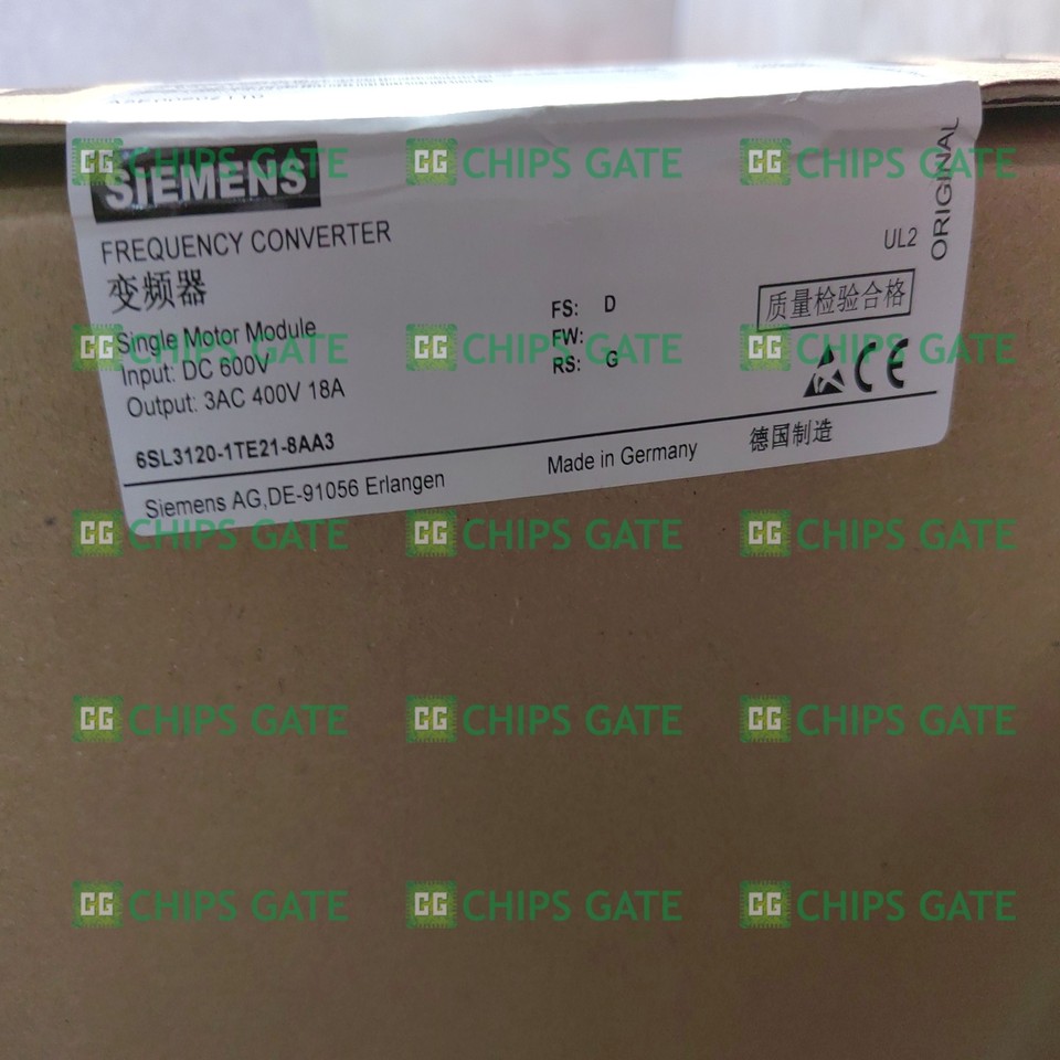 1pcs NEW Siemens 6SL3120-1TE21-8AA3 SINAMICS S120 Motor Module | eBay