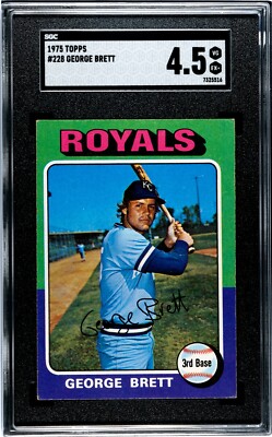 1975 TOPPS GEORGE BRETT #228 RC SGC 4.5 HOF | eBay