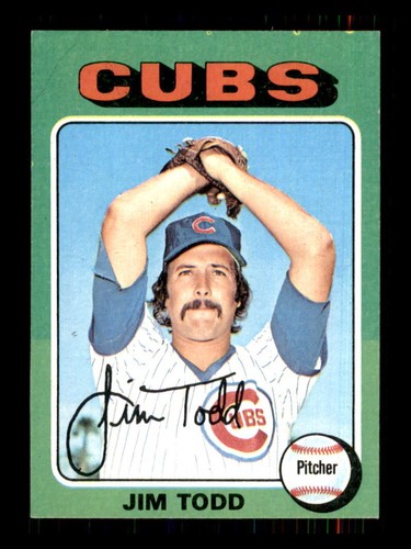 1975 Baseball Topps Mini Jim Todd Chicago Cubs #519 RC | eBay