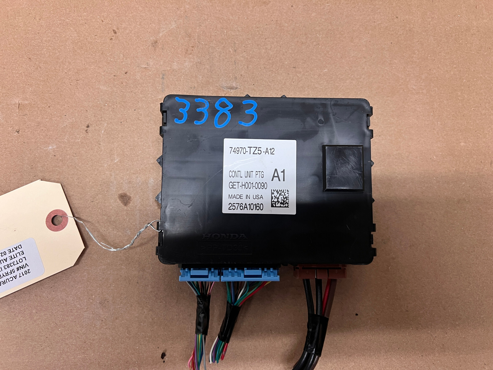 17-20 ACURA MDX POWER ELECTRIC LIFTGATE CONTROL MODULE UNIT, OEM ...