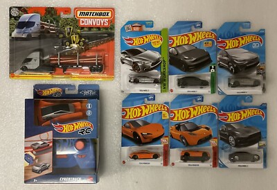 HOT WHEELS - MATCHBOX TESLA COLLECTION SEMI/S/3/X/Y/ROADSTER/CYBERTRUCK ...