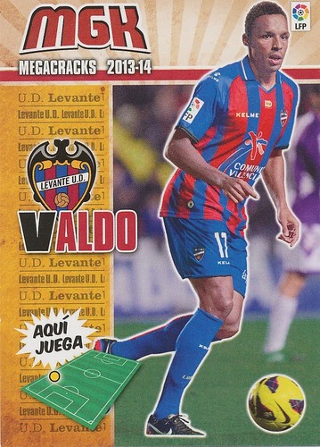 #195 VALMIRO LOPES ROCHA VALDO # SPANA LEVANTE.UD CARD PANINI MGK ...