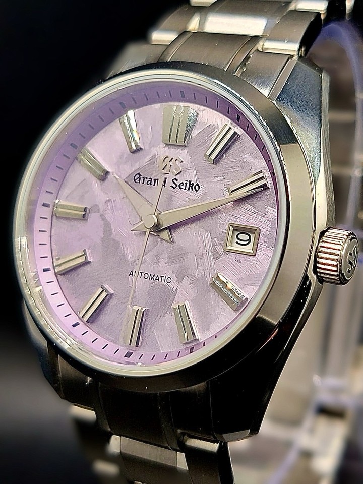 New CUSTOM 40MM MOD GRAND SEIKO SHUNBUN SERIES 4”LILAC PREMIER NH35 ...