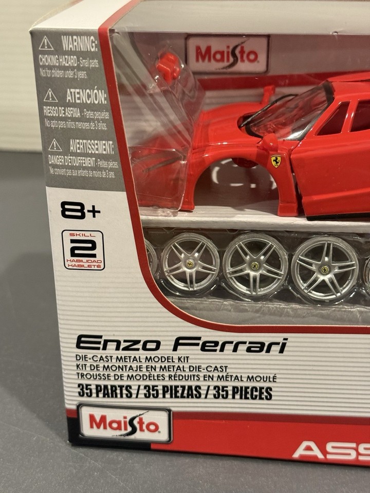 Maisto 1:24 Scale Assembly Line Ferrari Enzo Diecast Model Kit | eBay