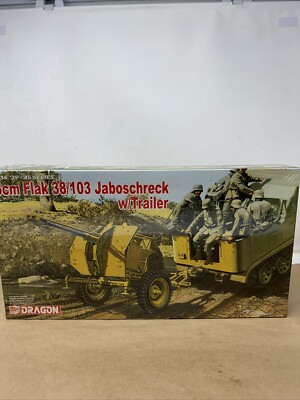 Dragon (6353-03B) 3cm Flak 38/103 Jaboschreck w/Trailer 1:35 Model Kit ...