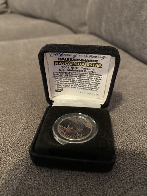 Dale Earnhardt 2001 NASCAR SUPERSTAR Coin With COA | eBay