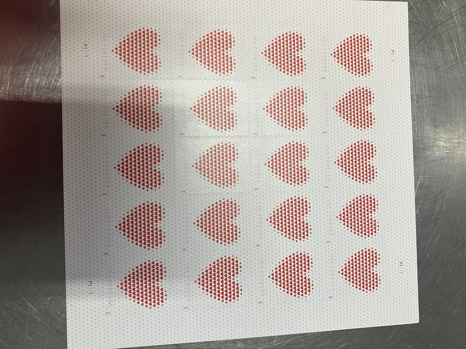 LOVE Self-Adhesive Forever USA Stamps SHEET 20 USPS Stamps | eBay