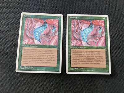 2 Cocoon Cards 1995 Chronicles Magic the Gathering Pack Fresh Un Played ...