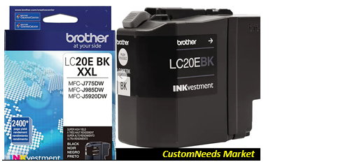 Genuine LC20E Bks XXL Super High-Yield Black Ink Cartridge (50% ...