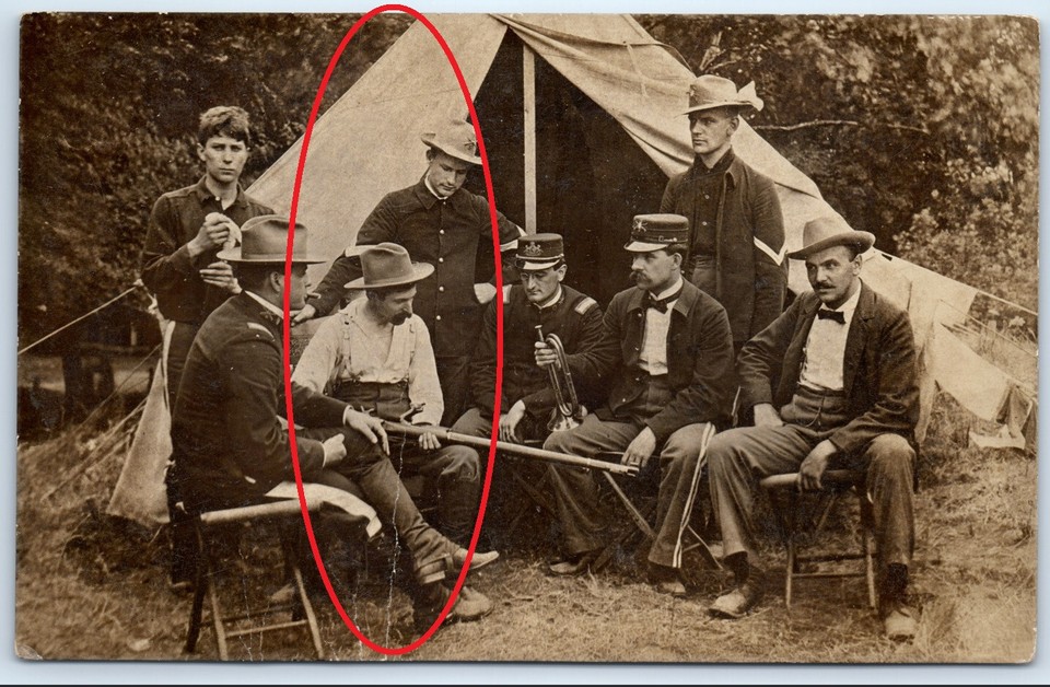 WWI PA Pennsylvania Guard Spanish American War Real Photo Postcard RPPC ...