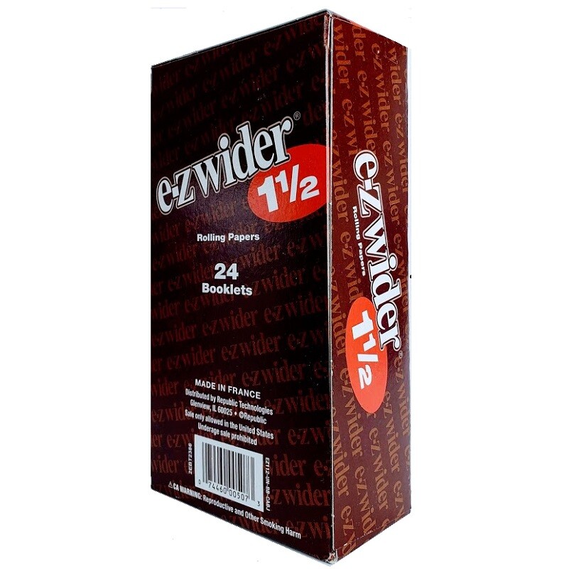 EZ Wider - Rolling Papers 1 1/2 (1.5) (24ct) - Original Display Free ...