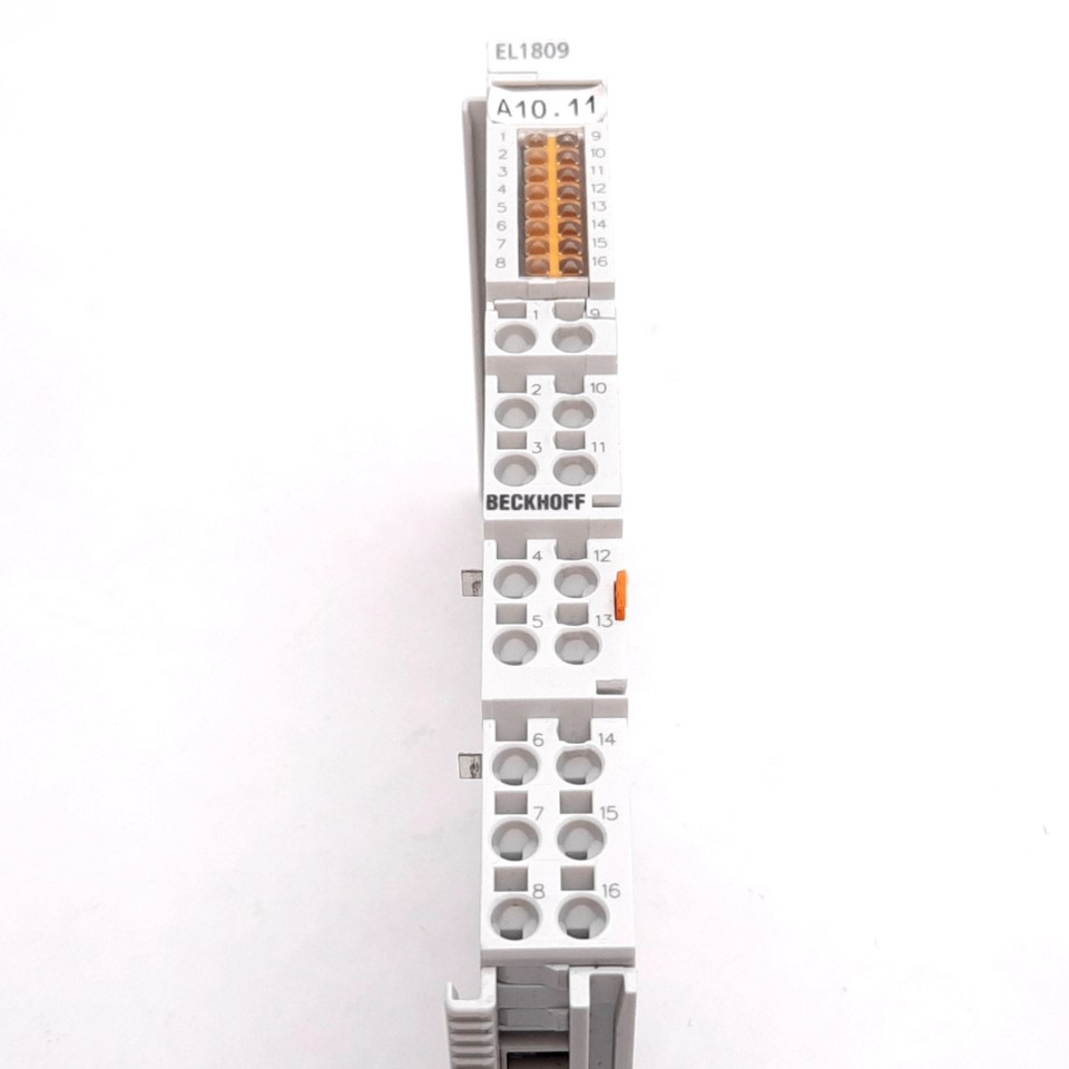 Beckhoff EL1809 EtherCAT PLC Digital Input Module, 16-Channel, 24VDC ...