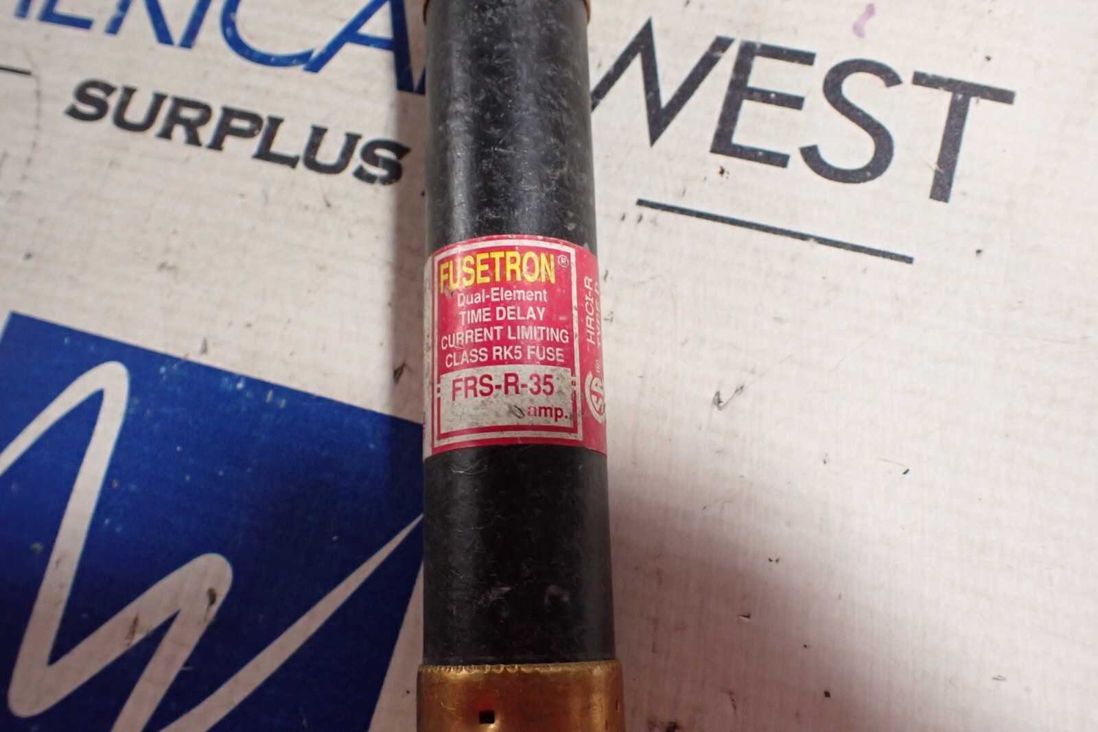 Bussmann Fusetron FRS-R-35 35 Amp 600 Volt RK5 Fuse Lot of 3 Various ...