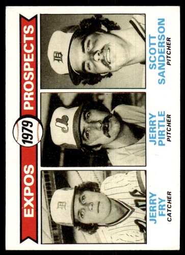 1979 Topps Baseball Card Jerry Fry/Gerry Pirtle/Scott Sanderson Rookie ...