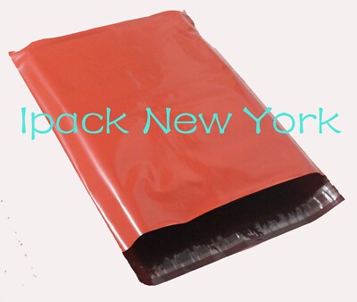 100 9x12 Red Poly Mailers Plastic Envelopes Shipping Bags | eBay