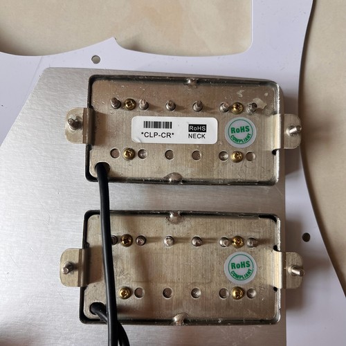 Prewired Loaded Pickguard HHH Ainico 5 Humbucker Pickups for Fender ...