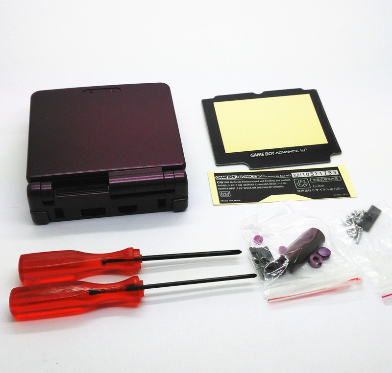 Dark Purple Shell Housing For Nintendo Gameboy Advance SP GBA SP ...
