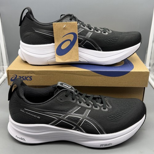Asics Gel Kayano 32 Men’s 10.5 2E Wide Running Shoes Gym Training Black ...