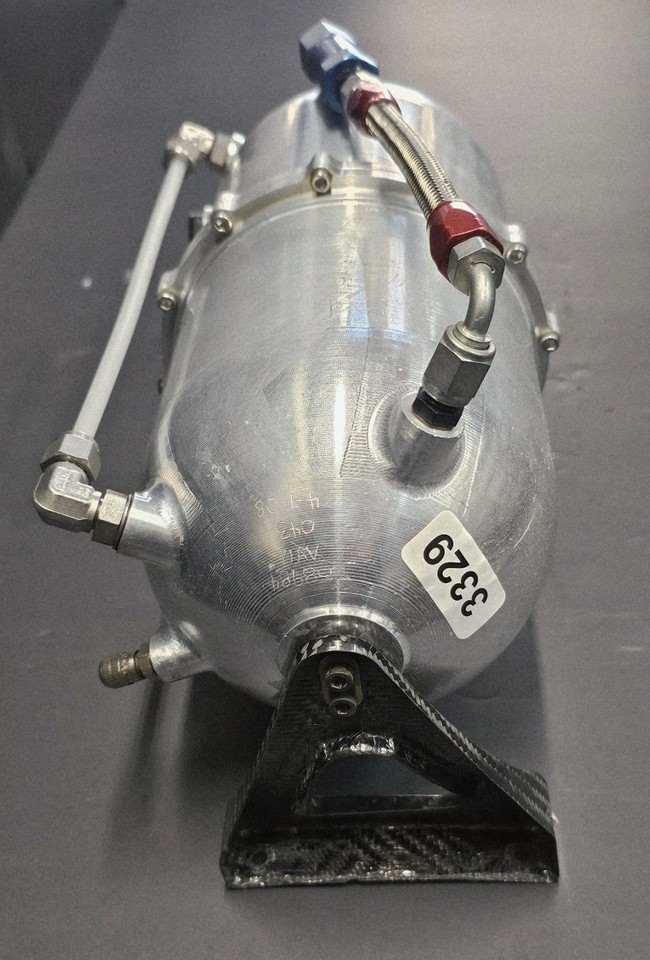 Hendricks Billet Radiator Overflow Tank with PRV Racing Nascar Hot Rod ...