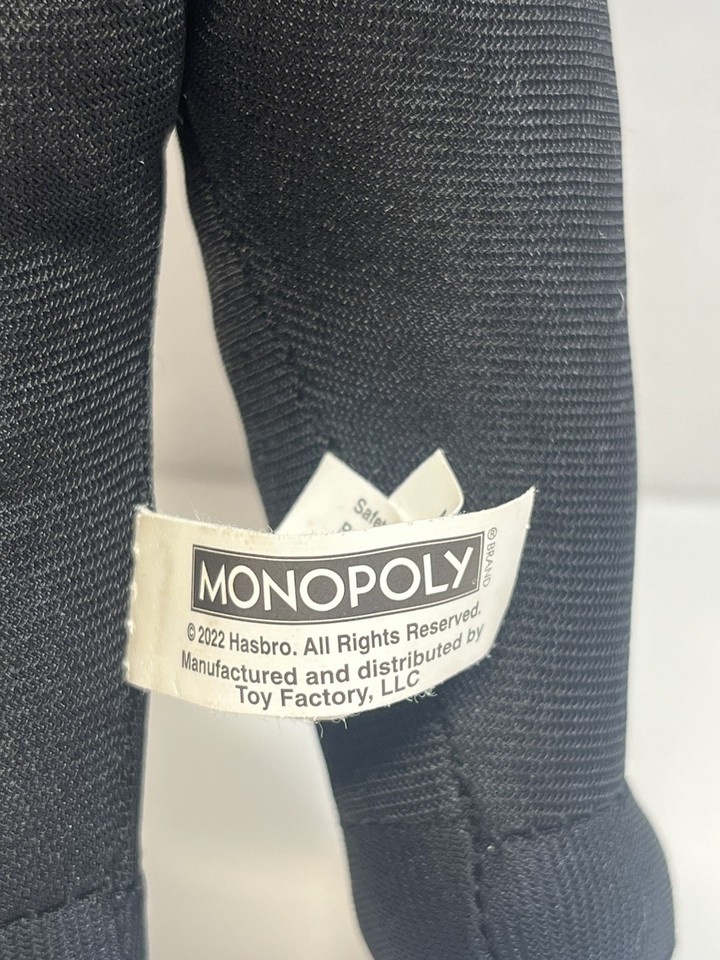 10” Monopoly Man Plush Stuffed Toy Captain Hat Hasbro | eBay