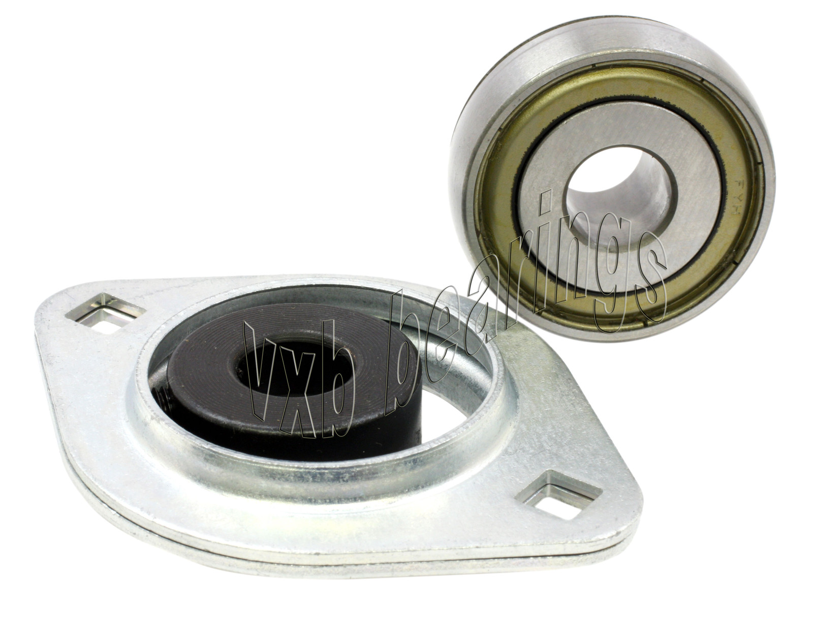 FYH SBPFL204-12 3/4" Stamped steel oval two bolt Flanged Mounted ...