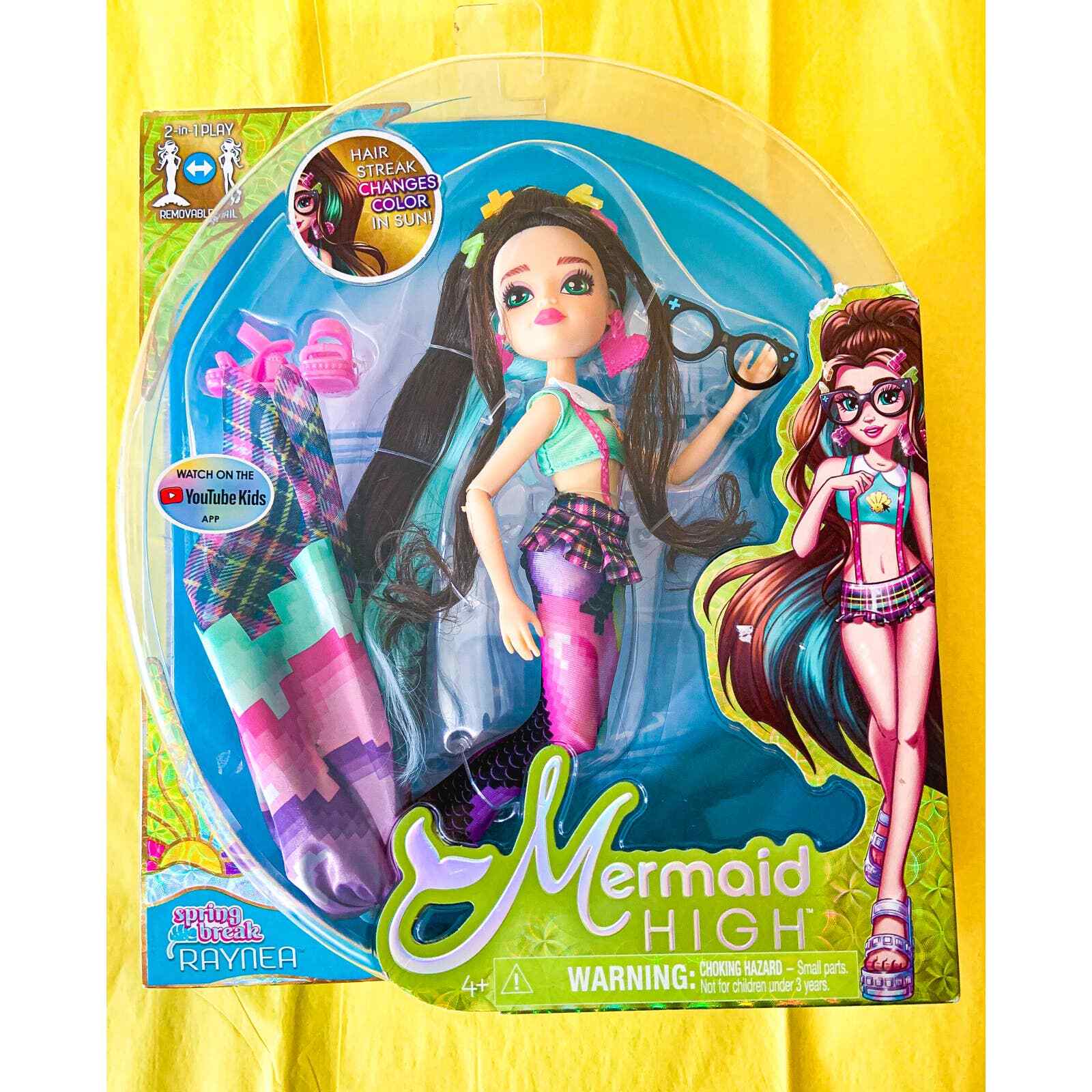 Mermaid High Doll - Spring Break Raynea - Color Changing Hair Streak ...