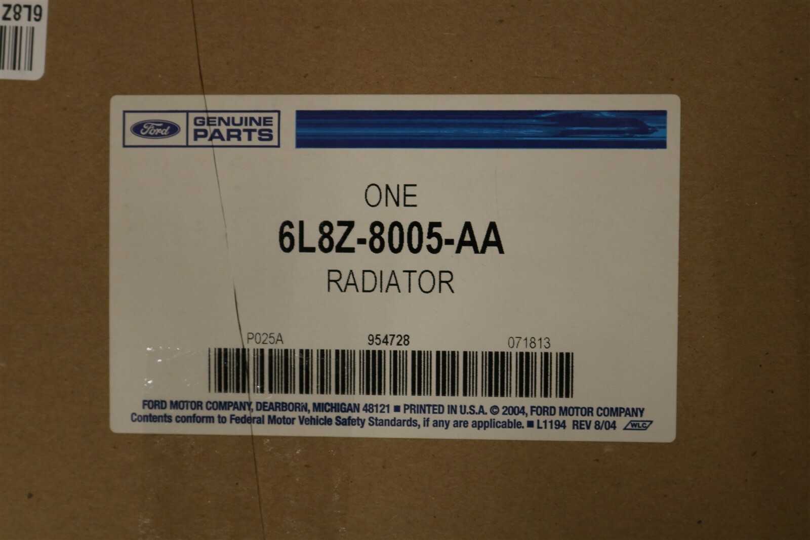 NEW OEM Ford Radiator Assembly 6L8Z-8005-AA Ford Escape 2.3 Manual 2005 ...
