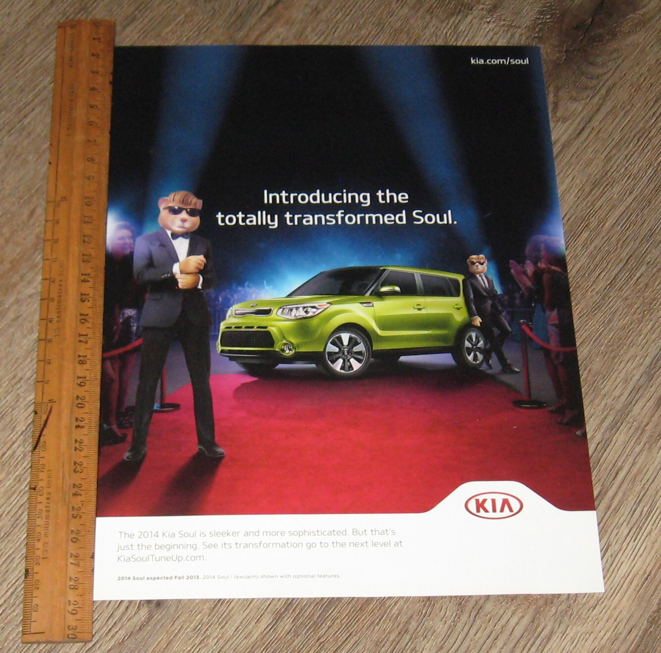 KIA Car AD 2014 Soul original ONE magazine page advertisement | eBay
