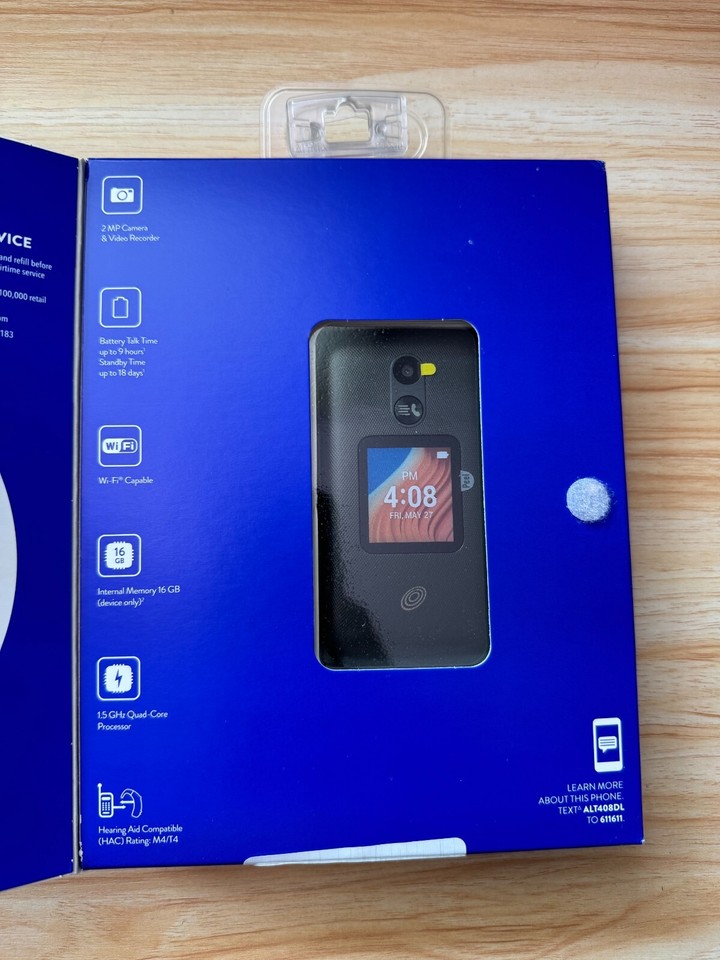 Tracfone Alcatel MY FLIP 2 (A406DL) Prepaid Flip Phone No Contract | eBay