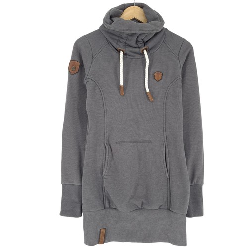 Naketano Femme Capuche Pull Long à Capuche Gris TAILLE S | eBay