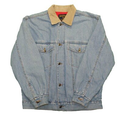Woolrich Denim Trucker Jacket Size Small Fleece Lined | eBay