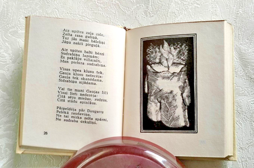 3 Mini Book poetry in Latvian Russian English Folk Songs Janis Peters K ...