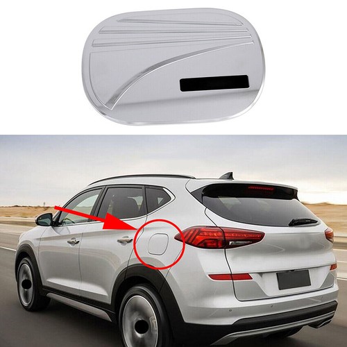 For Hyundai Tucson 2019-2021 Chrome Car Fuel Filler Cover Gas Tank Cap ...
