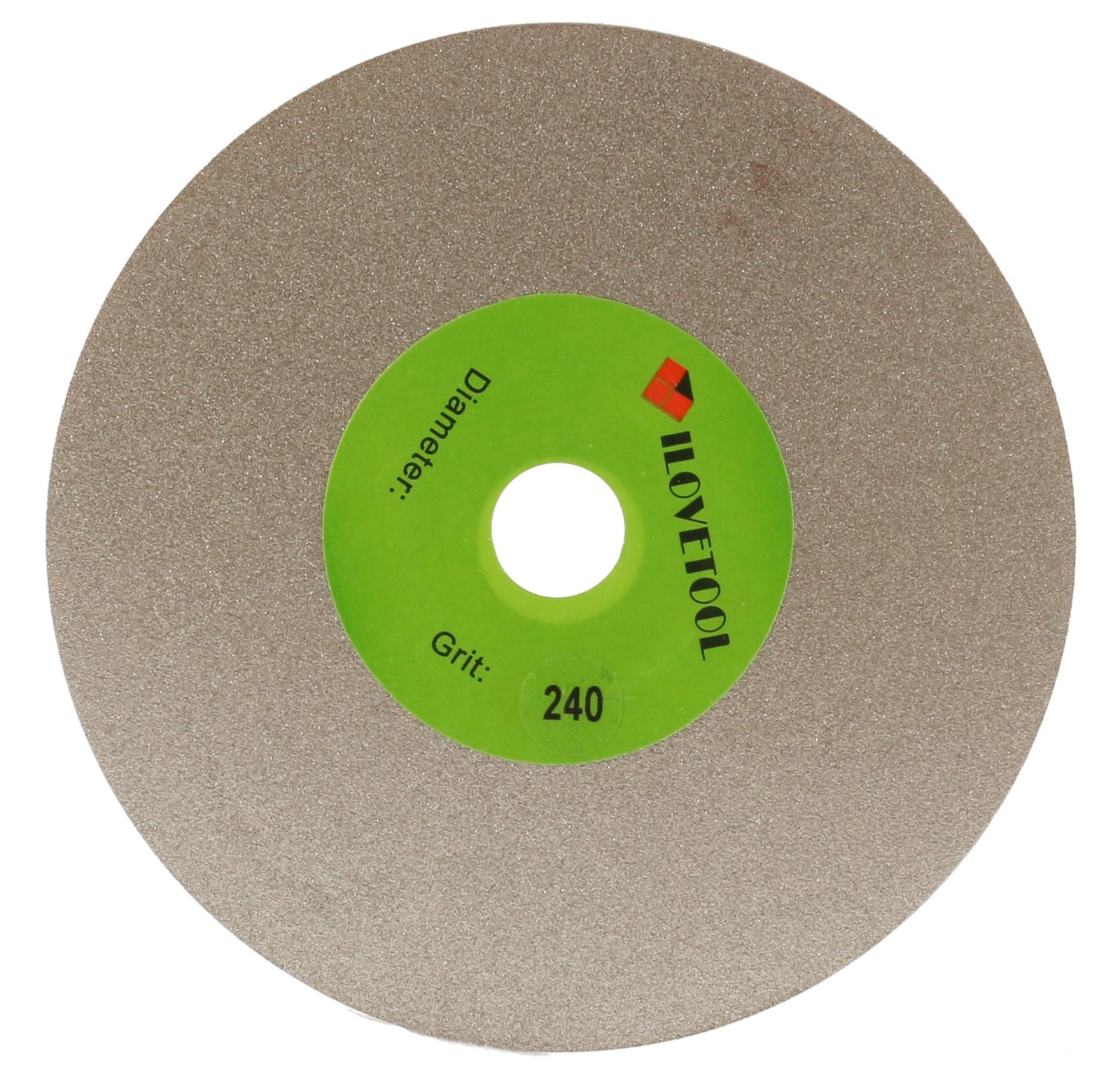 Grit240 Diamond coated 8" inch Flat Lap wheel Lapidary lapping ...