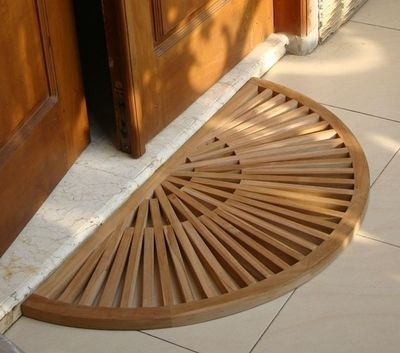 A-Grade Teak Wood Sun Burst Bath Spa Floor Mat Shower Outdoor Garden ...