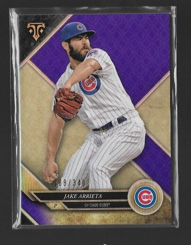 2017 Topps Triple Threads Jake Arrieta #42 Amethyst Parallel /340 ...