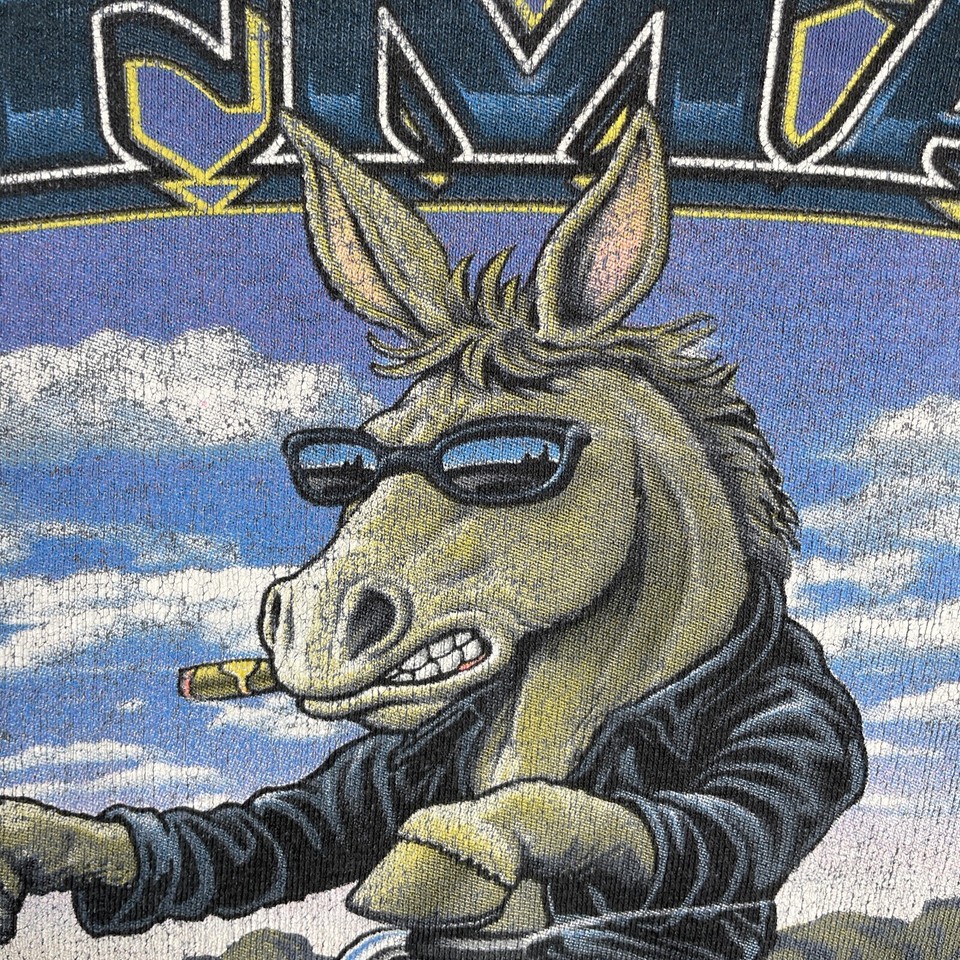 Route 66 T-Shirt Men's XL Blue 2010 Bike Week Oatman AZ Historic Route ...