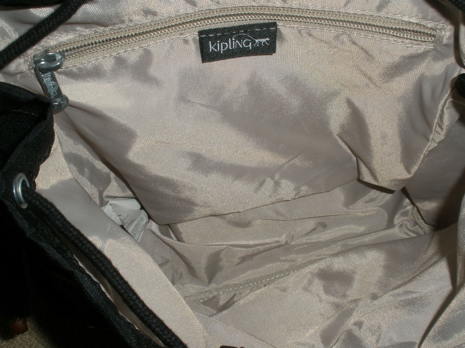 Kipling Black Backpack Monkey Adjustable Straps Fob B… - Gem