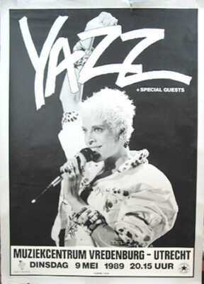YAZZ 1989 EUROPE TOUR CONCERT POSTER Yasmin Evans | eBay