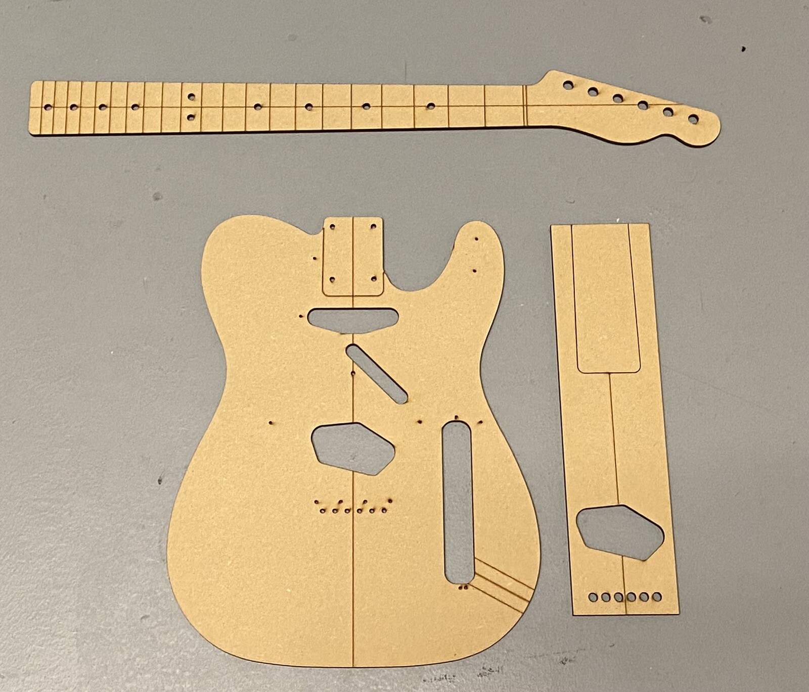 Classic Telecaster Luthier Routing/Building Templates | eBay