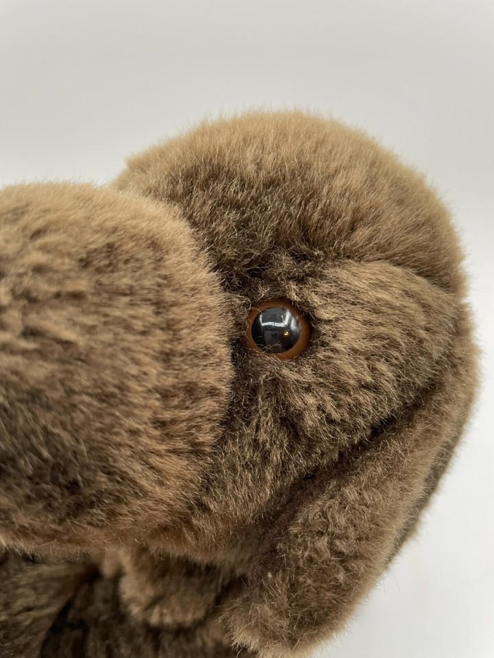 VERY RARE Ganz Classic Chocolate Labrador Puppy Dog 14" Plush Brown ...