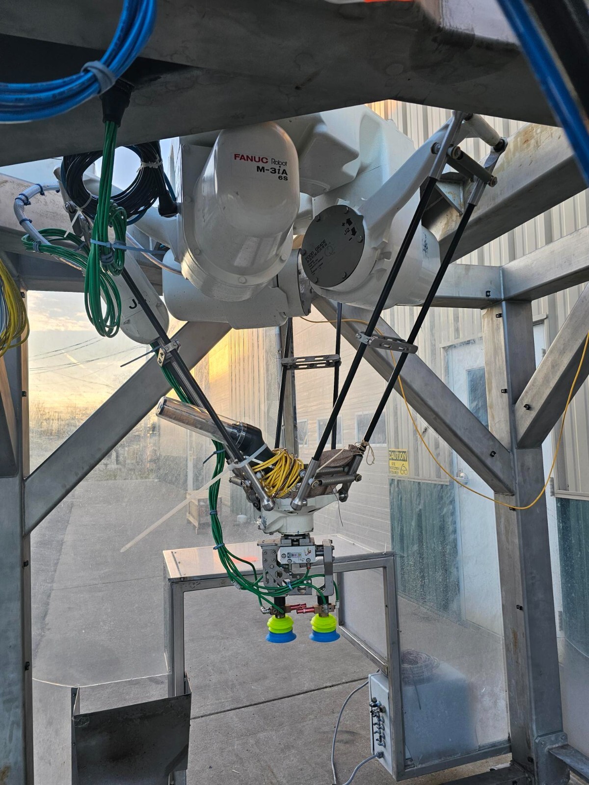 2-Fanuc M-3iA/6S Delta Robots Automated Packaging line Pick and Place ...