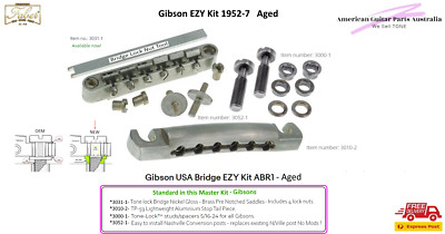 Gibson USA Bridge EZY Kit 1952-7 ABR1 - Aged. | eBay Australia