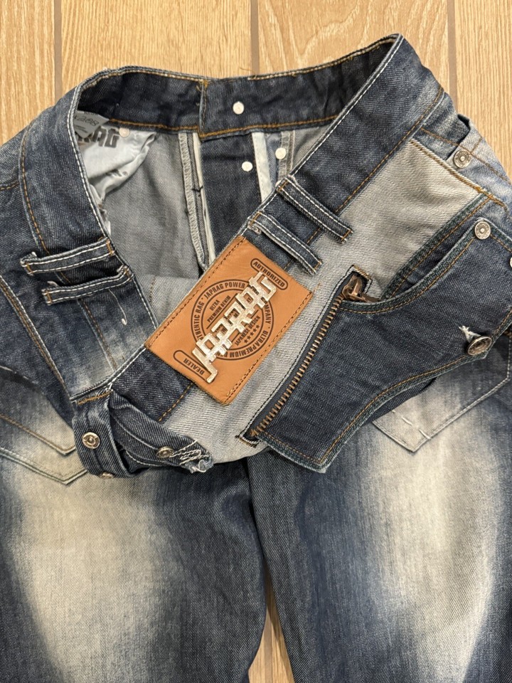 Japrag Jeans Mens 36x34 Blue Okishana Samoki Japanese Denim Bleached ...