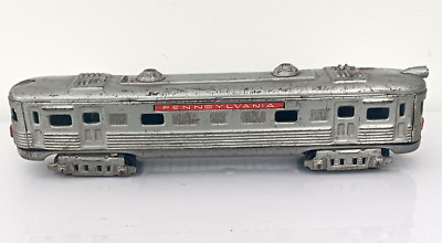 Vintage 1960s MSL Japanese tin friction train toy trolley Pennsylvania ...