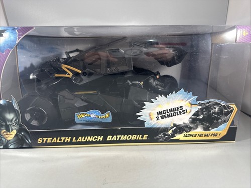 Dark Knight Batman Stealth Launch Batmobile & Bat Pod In Original Box ...