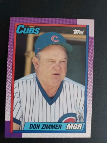 1990 Topps Baseball Card #549 Manager Don Zimmer Cubs | eBay