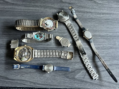 Lot of 8 Vintage TIMEX Watches - Parts / Repair | eBay