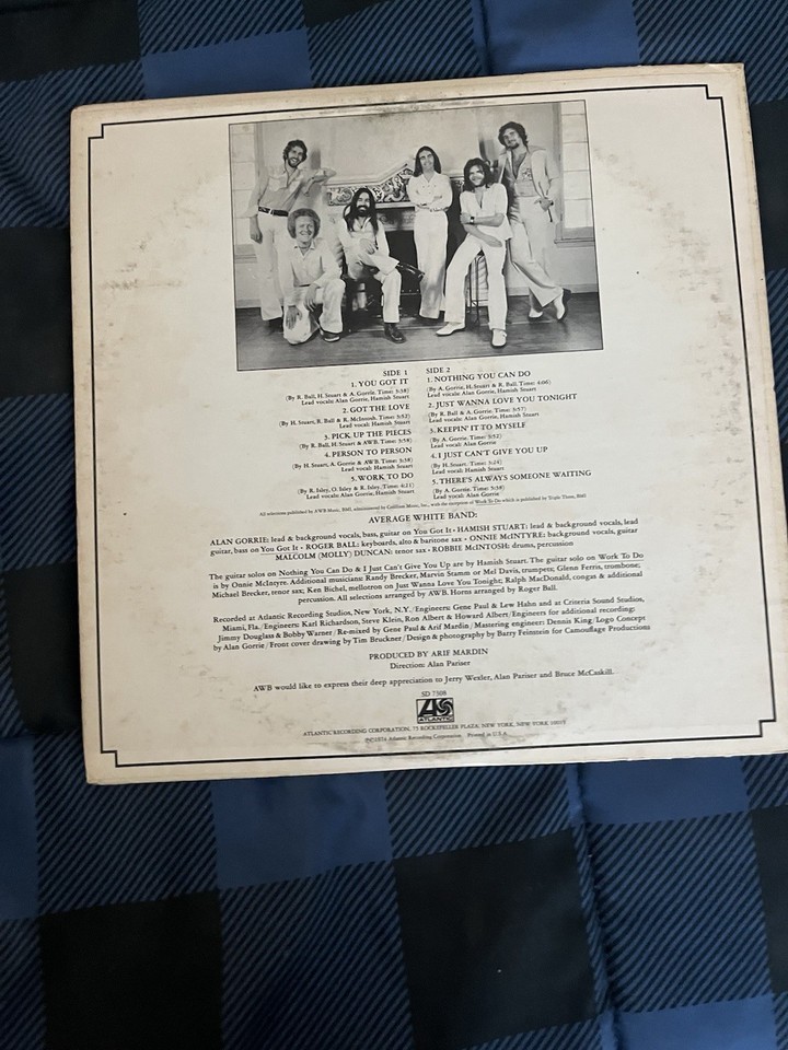 Average White Band – AWB-Vinyl LP Album- 1974 Atlantic-VG | eBay